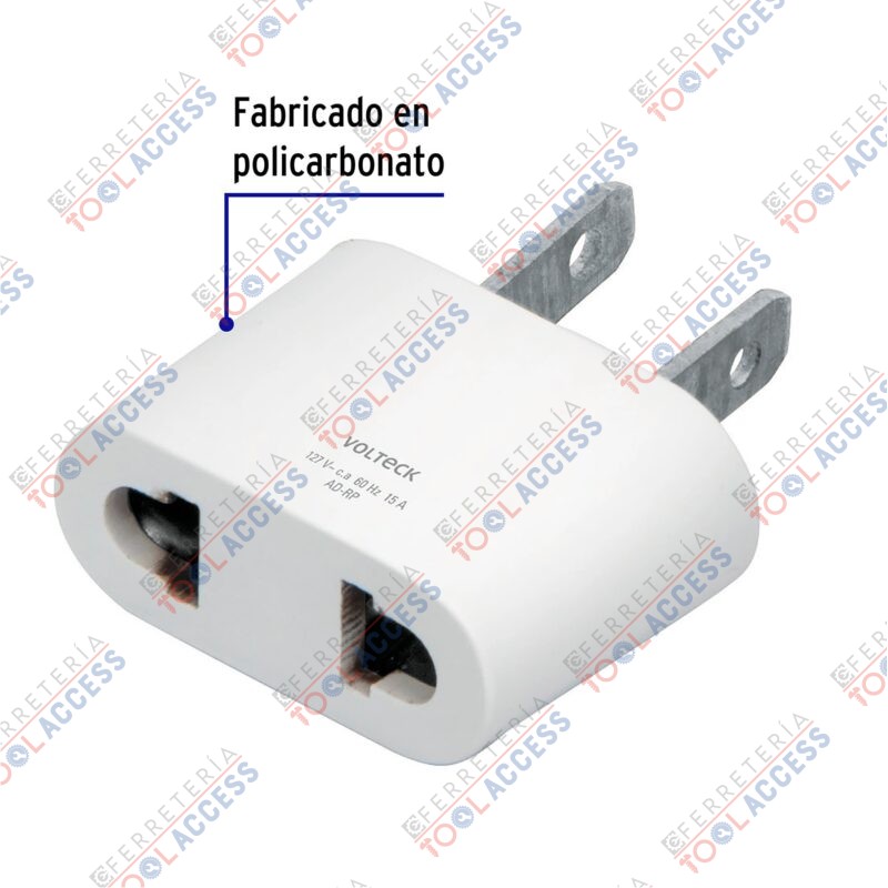 Adaptador barra redonda a plana, VOLTECK – Ferreteria Tool Access